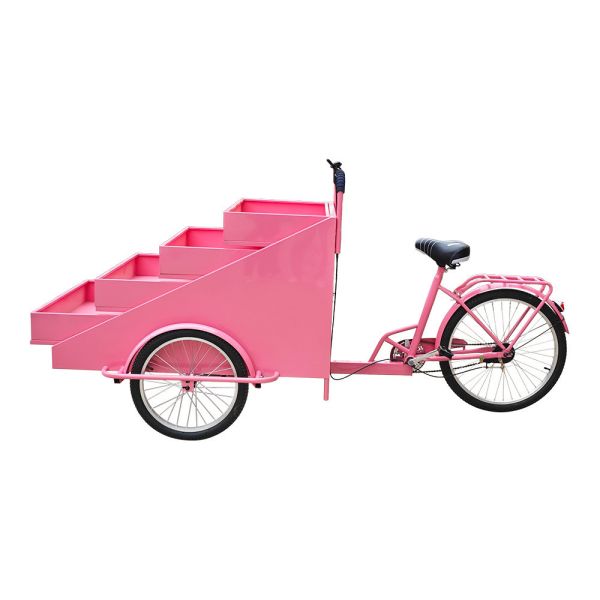 Quality Street Vending Mobile Trolley Vendor Cart for Healthy Snack Options Energy Mining for sale
