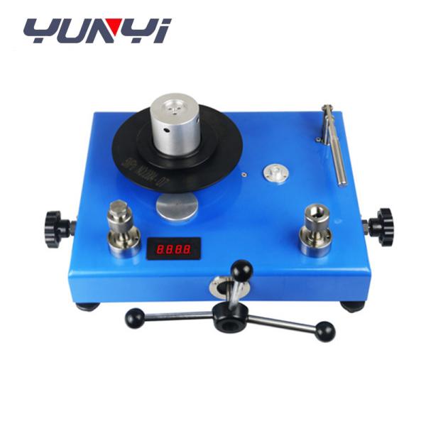 Quality JY 250Mpa Digital Deadweight Tester For Hydraulic Industries for sale