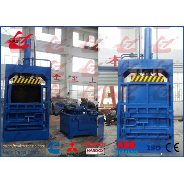 Quality High Capacity Vertical Waste Paper Baler / Cardboard Baling Machines for sale