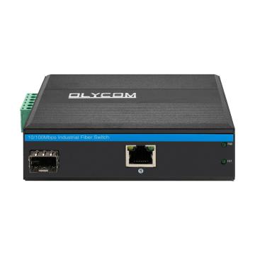 Quality 48VDC 100Mbps Fast Industrial Ethernet Media Converter Sfp To Rj45 With IEEE802 for sale