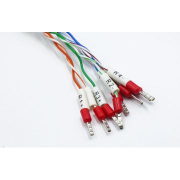 Quality UL94V 0 RJ45 Extension Cable 8p8c Female Socket To Cold Pressed Terminal for sale