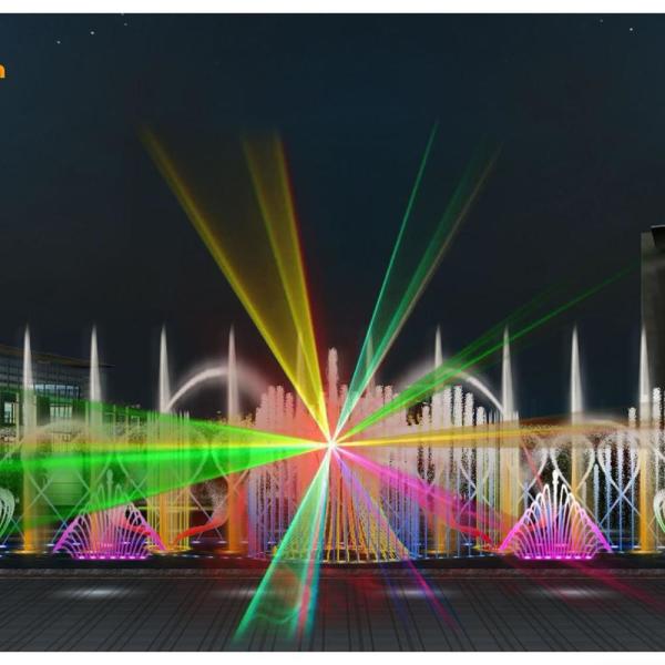 Quality Waterscape laser water screen movie show fountain for sale