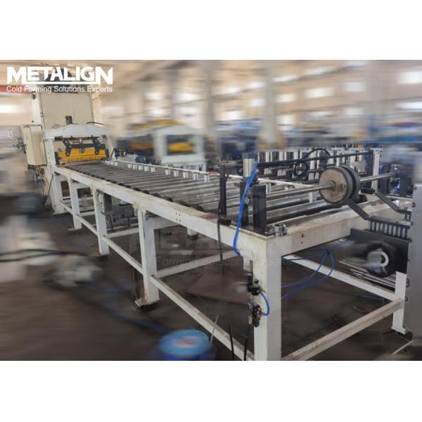 Quality Adjustable Width Slot Type Cable Tray Roll Forming Machine For Pre Punched Steel for sale