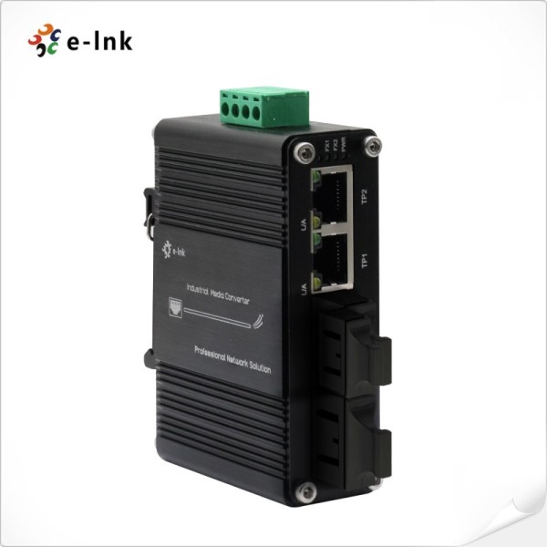 Quality Mini Industrial 2-Port Gigabit Copper + 2-Port Fiber Ethernet Switch -40~75°C for sale