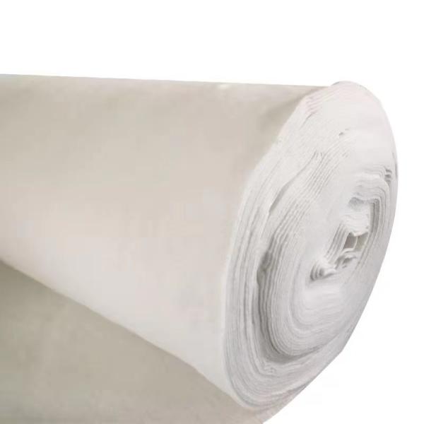 Quality 350gsm Non Woven Polyester Geotextile Dustproof Green Drainage for sale