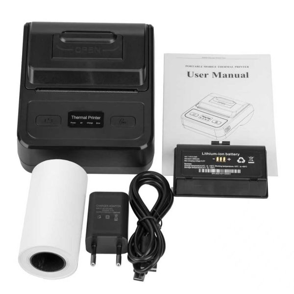 Quality 80mm High-Speed Mini Bluetooth Printer Wireless Thermal Receipt Printer for for sale