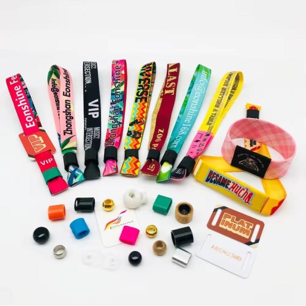 Quality Single-Sided and Double-Sided Printing RFID Wristbands for Customized Event Branding for sale