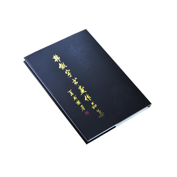 Quality OEM Hardbound Book Printing Silkscreen Printed Fabric Texture Paper for sale
