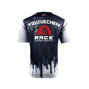 china Custom Logo Tshirts Sustainable Team Racing Men Shirts for Sportswear Enthusiast
