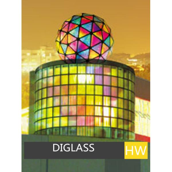 Quality Diglass Laminated Dichroic Glass For Glass Shower for sale