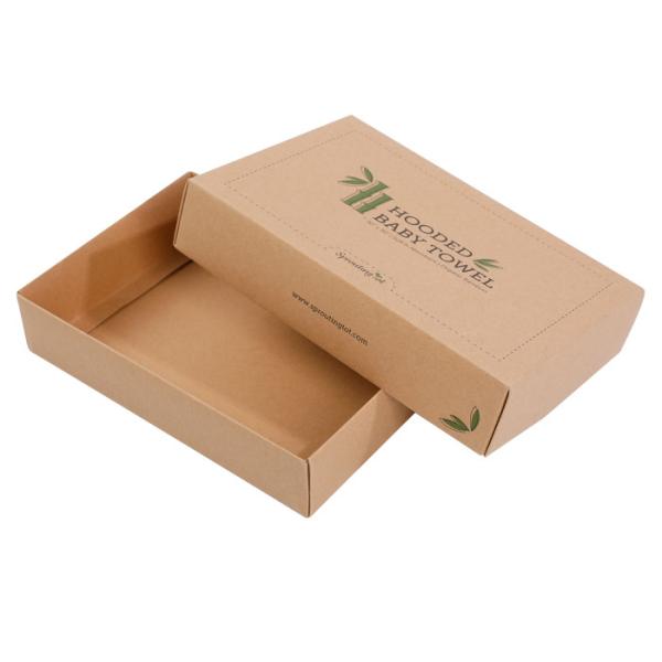 Quality Recyclable Eco Friendly Packaging Box Kraft Paper Cardboard Postal Boxes for sale