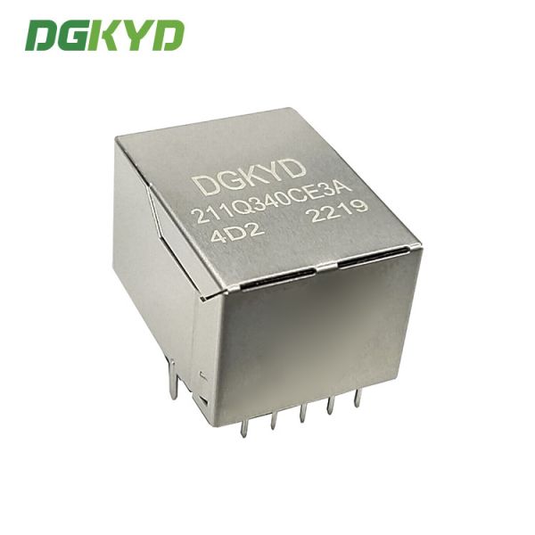 Quality 2.5G RJ45 DGKYD211Q340CE3A4D2 Connector Network Interface Pcb Jack RJ45 Modular for sale