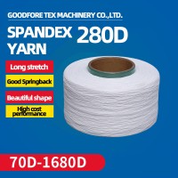 Quality 280D 100% Spandex Yarn 24F Filament Loops Threads Rope For Weaving Machine for sale