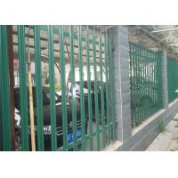 Quality Pvc Coated Welded Wire Mesh Fence Galvanised Steel Palisade Fencing for sale