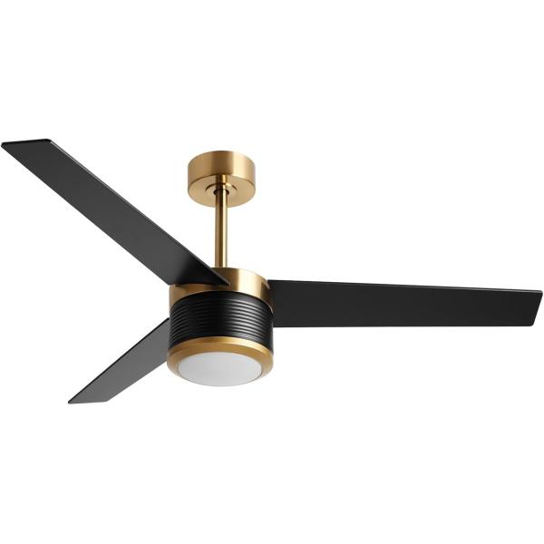 Quality Smart WIFI Ceiling Fan In White Black Gold 52 Inch Full Brightness for sale
