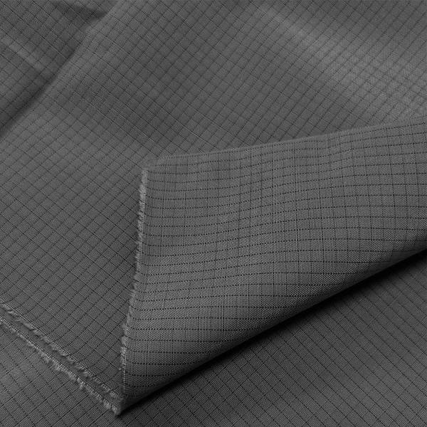 Quality 0.5 Grid 75D*75D Anti Static ESD Fabrics Polyester Non Static Fabric for sale