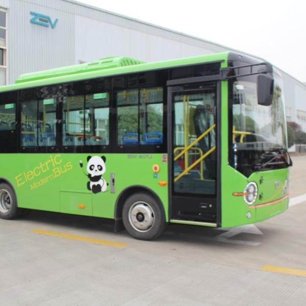 Quality 6.6m Electric City Bus Zero Emission ZEV Bus LHD RHD 24 Seater For Urban for sale