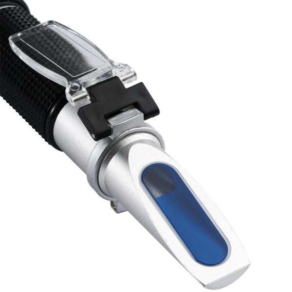 Quality Portable Refractometer 0-10%Brix Digital Test Meter 0-100%Salinity Automatic for sale