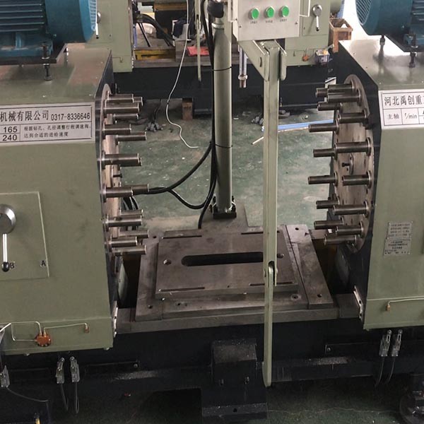 Quality PLC Horizontal Two Spindle Multiple Drilling Machine For Valve Pipe Fittings for sale