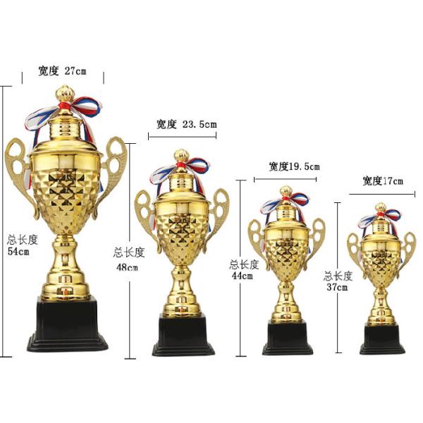 Quality Bowl Shape Metal Trophy Cup , Company Celebration Custom Trophy Awards for sale