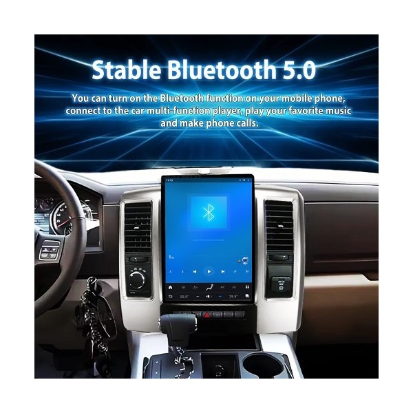 Quality VIKNAV 13.8 inch Car Radio For Dodge RAM 2008-2011 Wireless Carplay for sale
