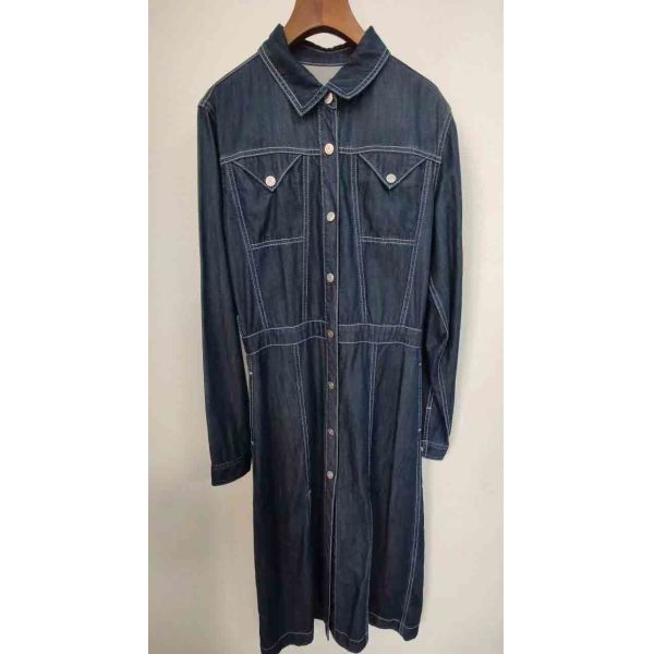 Quality Excellent Color Fastness Minimal Shrinkage Denim Dress For Long Lasting Wear for sale