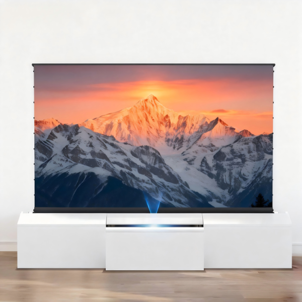 Quality Sleek Motorized Laser TV Cabinet Designed for Modern UST Projector Setups for sale