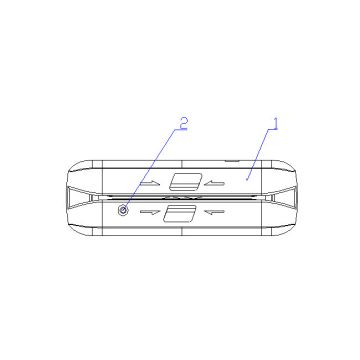 Quality Dual-Heads Magnetic Card reader / Dual-faced Magnetic Card Reader with wide for sale