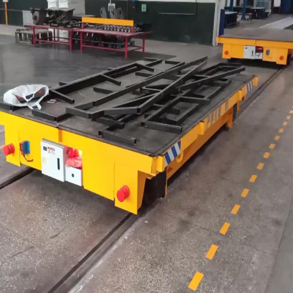 Quality 20T Railroad Transfer Cart , Wireless Remote Control Electric Transfer Trolley for sale