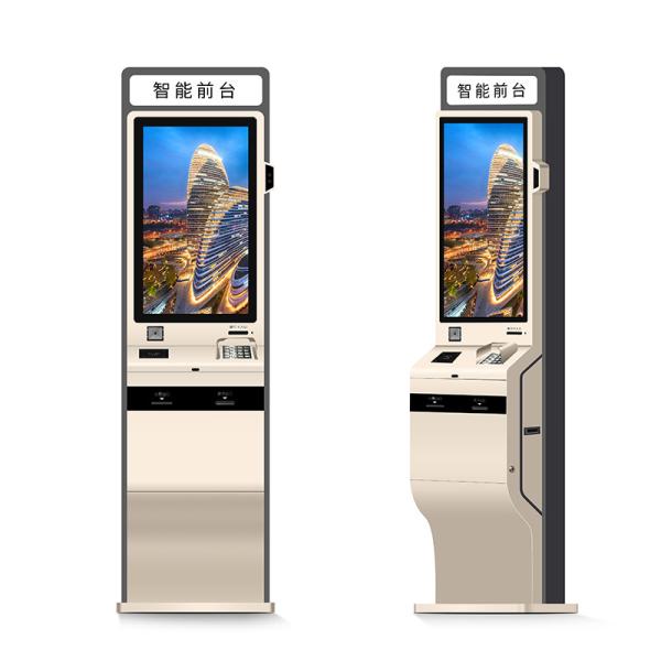 Quality Payment 1280*1024 Receipt Printer 32 Inch Hotel Self Check In Kiosk for sale