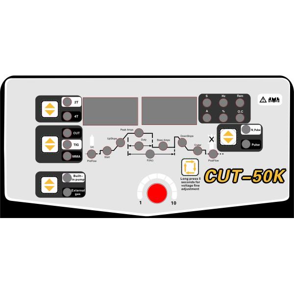 Quality Multi Cut-50K Plasma Cutter Machine With Air Compressor 1380W 15mm Thickness for sale