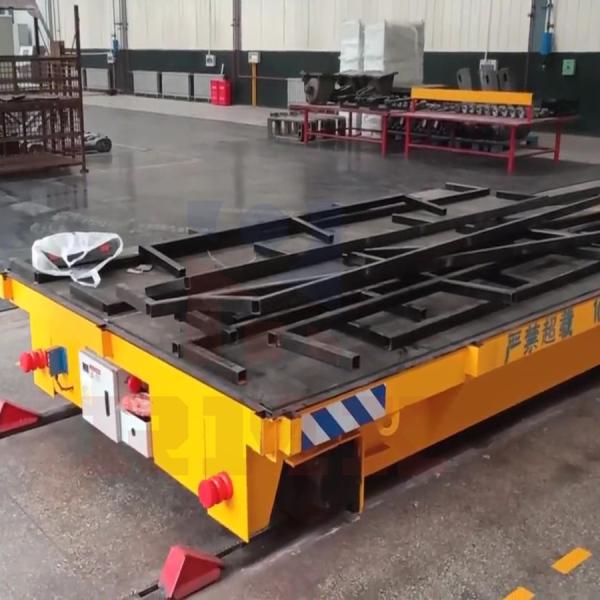 Quality 20T Railroad Transfer Cart , Wireless Remote Control Electric Transfer Trolley for sale