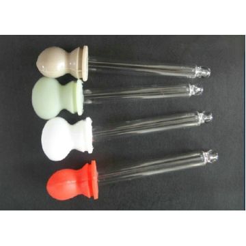 Quality Colorful Cap Mini Glass Dropper Bottles , 50ml Empty Eye Drop Bottles for sale