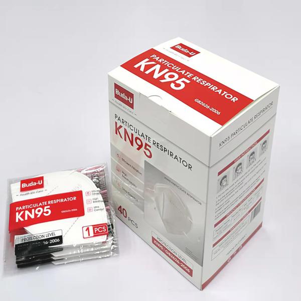 Quality EUA Authorized KN95 Face Mask 5 Layer GB2626 Protection Level Single Pack for sale