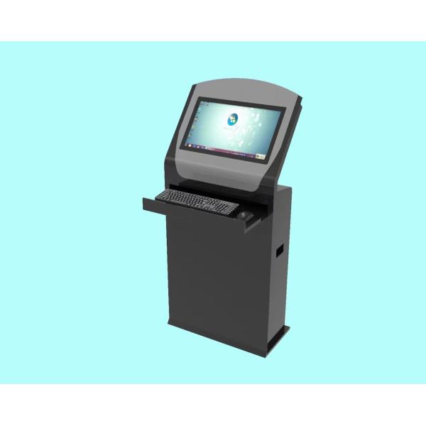 Quality 19 Inch Floor Standing Touch Screen Self Service Kiosk for Ticket Collecting for sale
