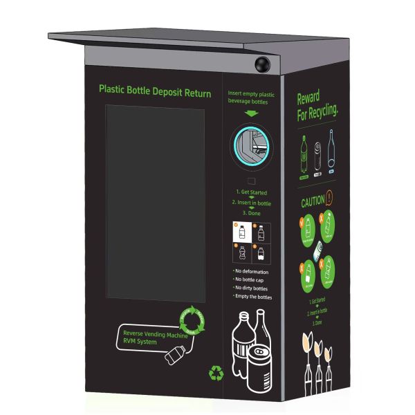 Quality Outdoor Tourism Spot 49inch Touch Screen Bottle and can RVM systems with for sale