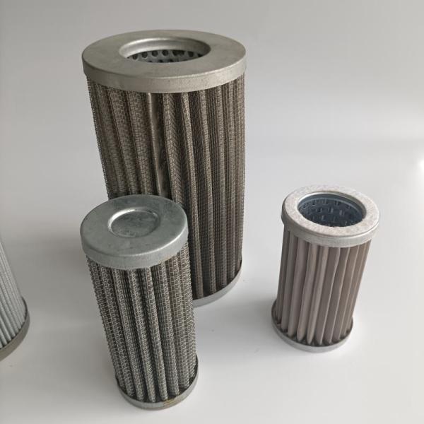 Quality SS304 SS316 Industrial Hydraulic Oil Filter Element Multi Layers Wire Mesh Technic for sale