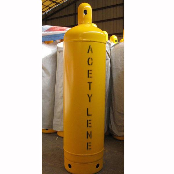 Quality GB/T11638 Standard 40L size QF-15A Valve Welding Acetylene Gas Cylinders for sale
