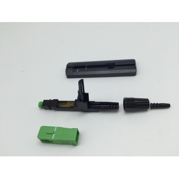 Quality Quick Connect Fiber Optic Connectors Pre Assembled SC / APC Fast Connectors for sale
