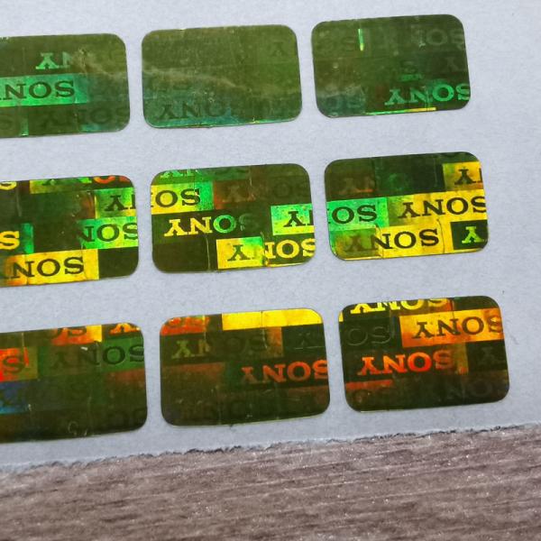 Quality Holographic Packaging VOID Label Sticker Laser Security Label for sale