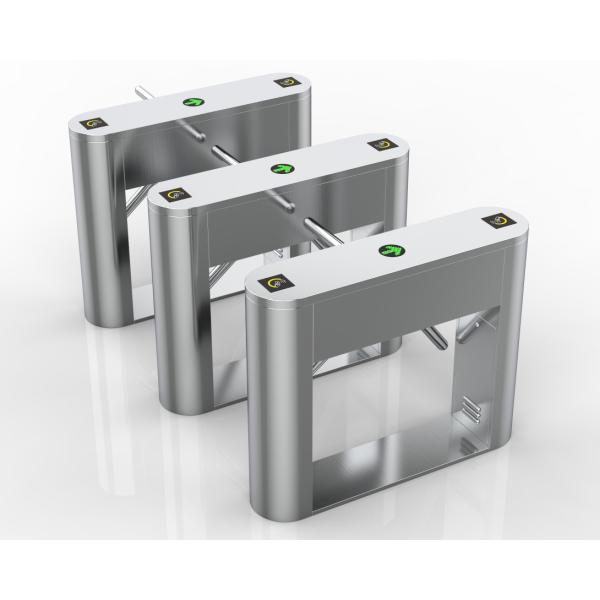 Quality 220V Access Control Turnstile Gate , High Speed Passage Tripod Security Gates for sale