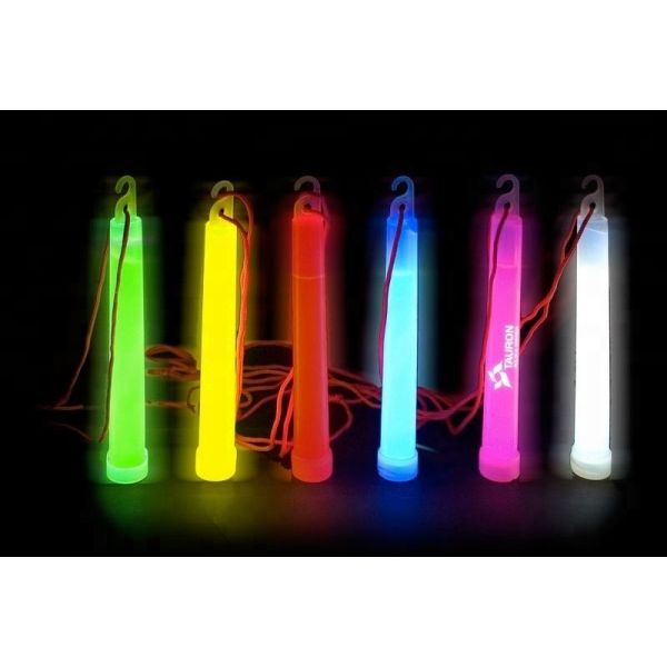 Quality Non-Radioactive 6 Inch Glow Sticks in Assorted Colors Suitable for Camping for sale
