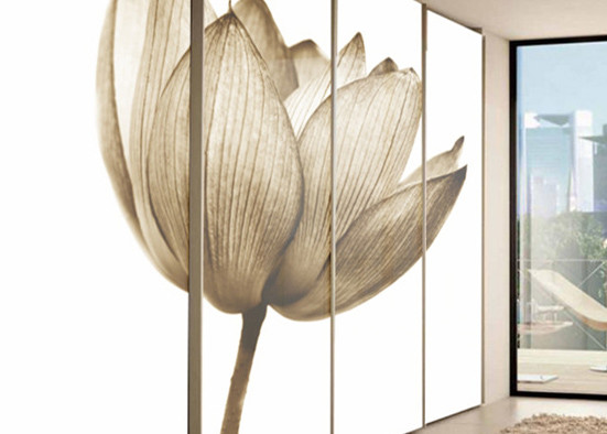 Quality Exquisite Appearance Digital Printing On Glass Size Custom For Home Decoration for sale