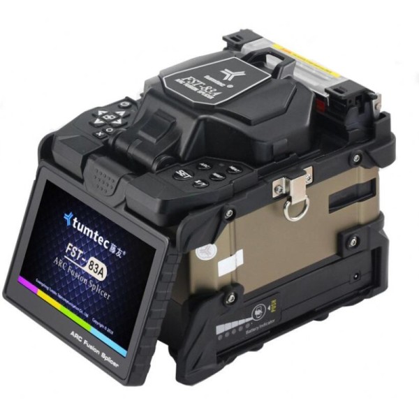 Quality FST-83A Optical Fiber Fusion Machine 6 Motor Splicing Time 6 To 12S Length 20mm To 60mm for sale