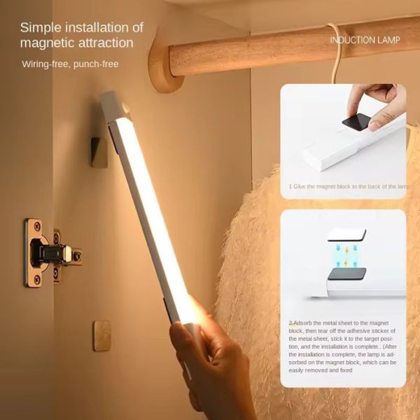 Quality 120 Degrees Angle Abs Magnetic Motion Sensor Light With Adjustable Brightness for sale