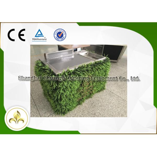 Quality Mobile Hibachi Grill Equipment Table Top Griddle CE ISO9001 Certification for sale