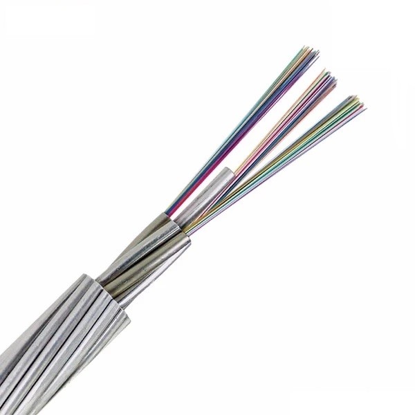 Quality 3 Layer Stranded ACS Single Mode OPGW Fiber Optic Cable for sale