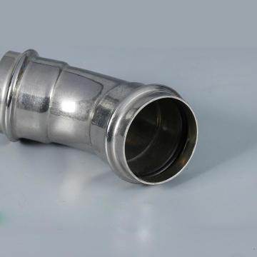 Quality Polishing Carbon Steel Press Fittings 90 Degree ISO9001 Certification for sale
