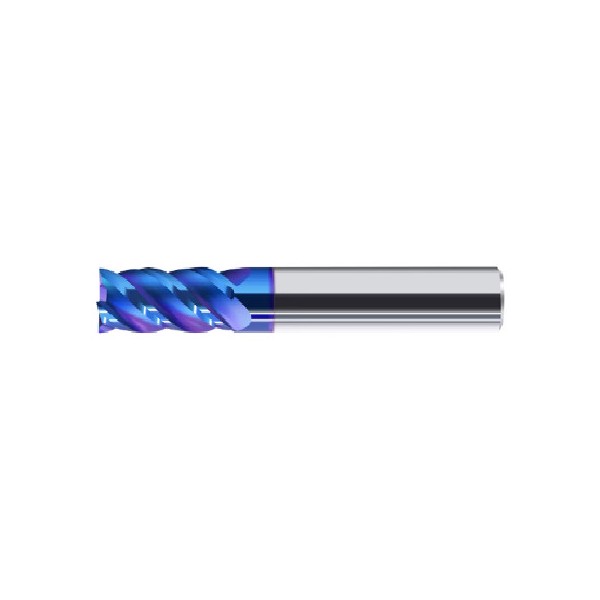 Quality H65 4 Flute End Mill Polished Solid Carbide Endmill For Mold Industry Machining for sale