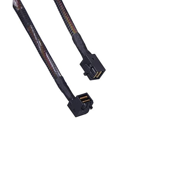 Quality Black Tinned Copper 30AWG 12Gbps Supermicro SAS Cable for sale